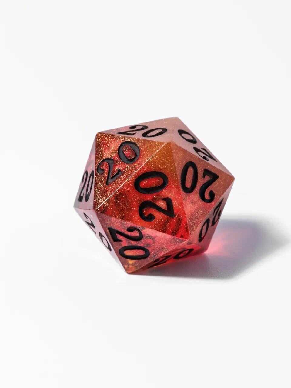 Счастливый дайс для днд, куб d20 в рандомном дизайне, все грани 20, игральный кубик для ДнД, DnD, НРИ,