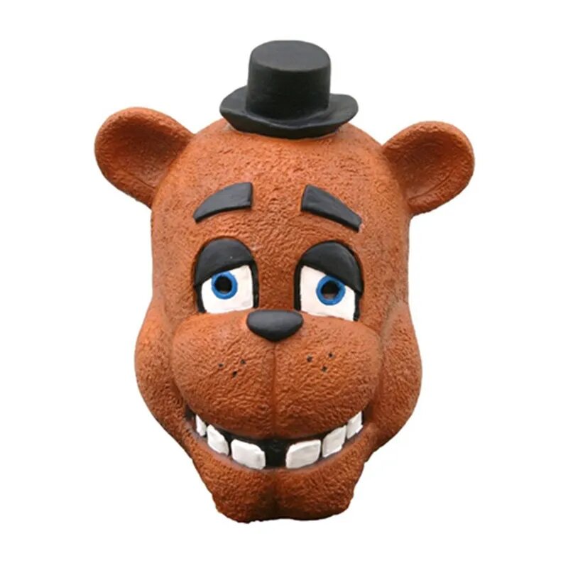 Латексная маска Freddy Fazebear Коричневый, Коричневый