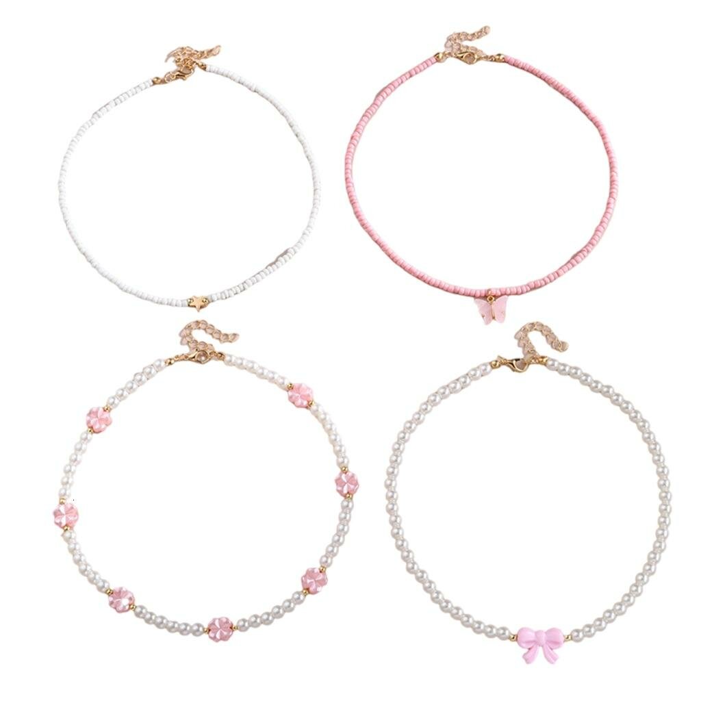 Детские ожерелья с бабочками