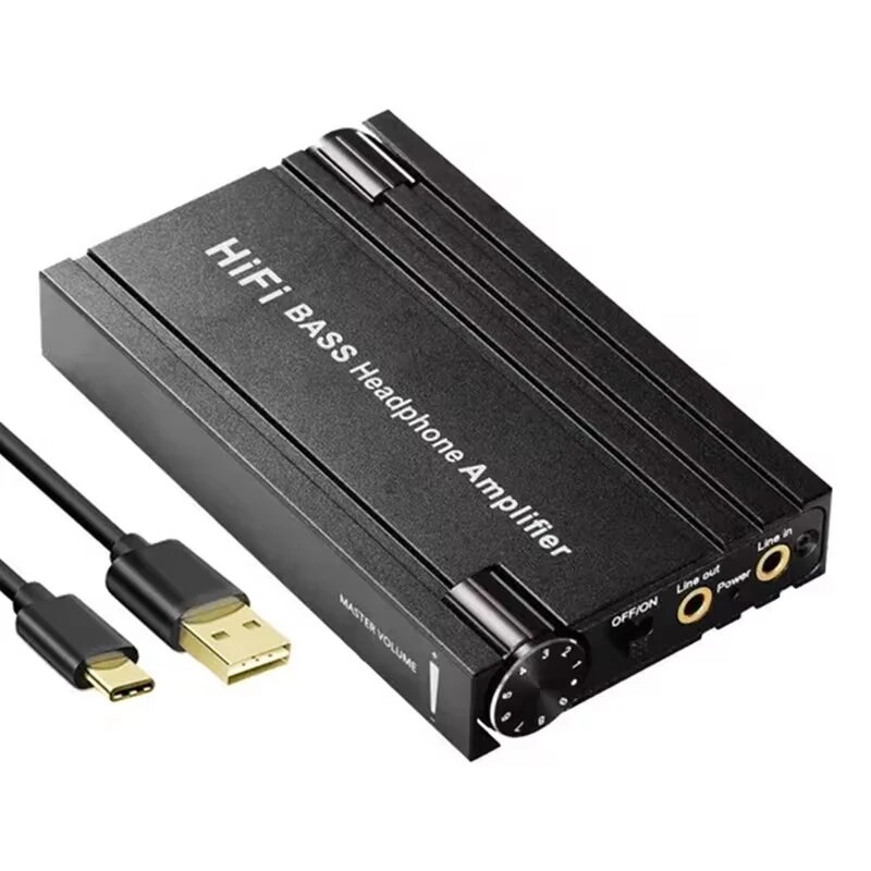 Портативный Bluetooth усилитель для наушников Hi-Fi AY127 No Bluetooth