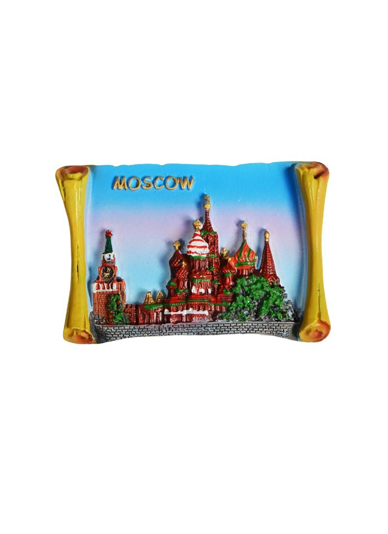 Магнит свиток Москва Голубое небо (022-19-20-LB)