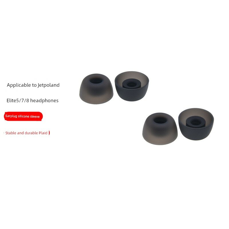 Черные амбушюры для наушников Jabra Elite 8 Active, размер M (2 пары), в комплекте с защитным кейсом