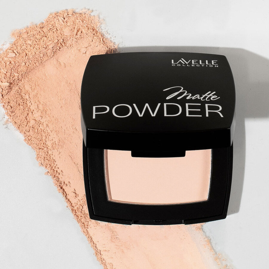 Lavelle Collection, Пудра компактная матирующая Powder тон 02 слоновая кость