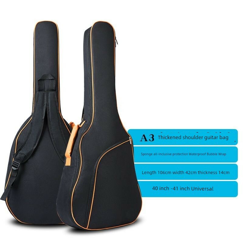 Чехол для гитары 41inch Чехол для акустической гитары 40inch Рюкзак для фолк-гитары, утолщенный и ударопрочный 39inch