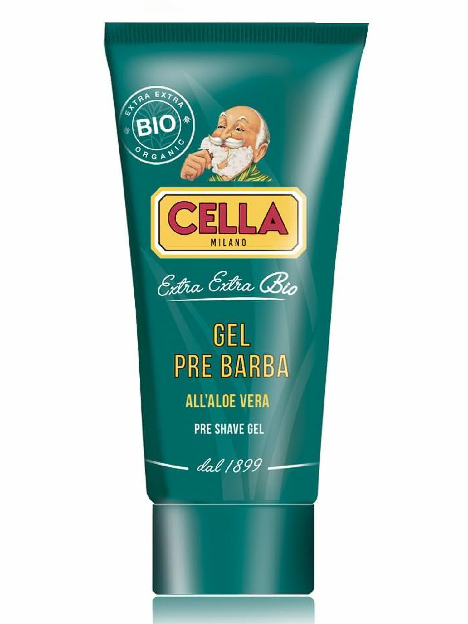 Гель перед бритьем Cella Milano Extra Extra Bio pre - shave с Алоэ Вера, 75 мл