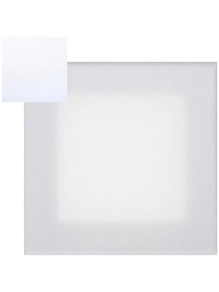 Холст на подрамнике, 10х10 см, мелкозернистый 280г/м2