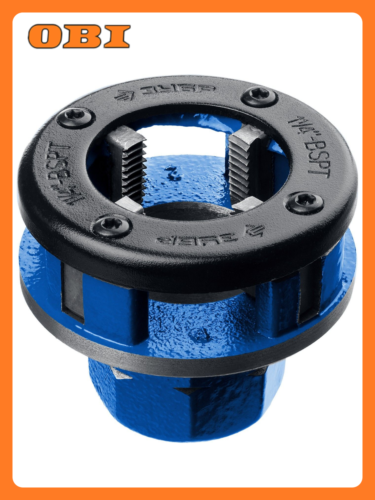 Клупп ЗУБР, для нарезания конической резьбы, сталь 9Х1, 1/4", механический