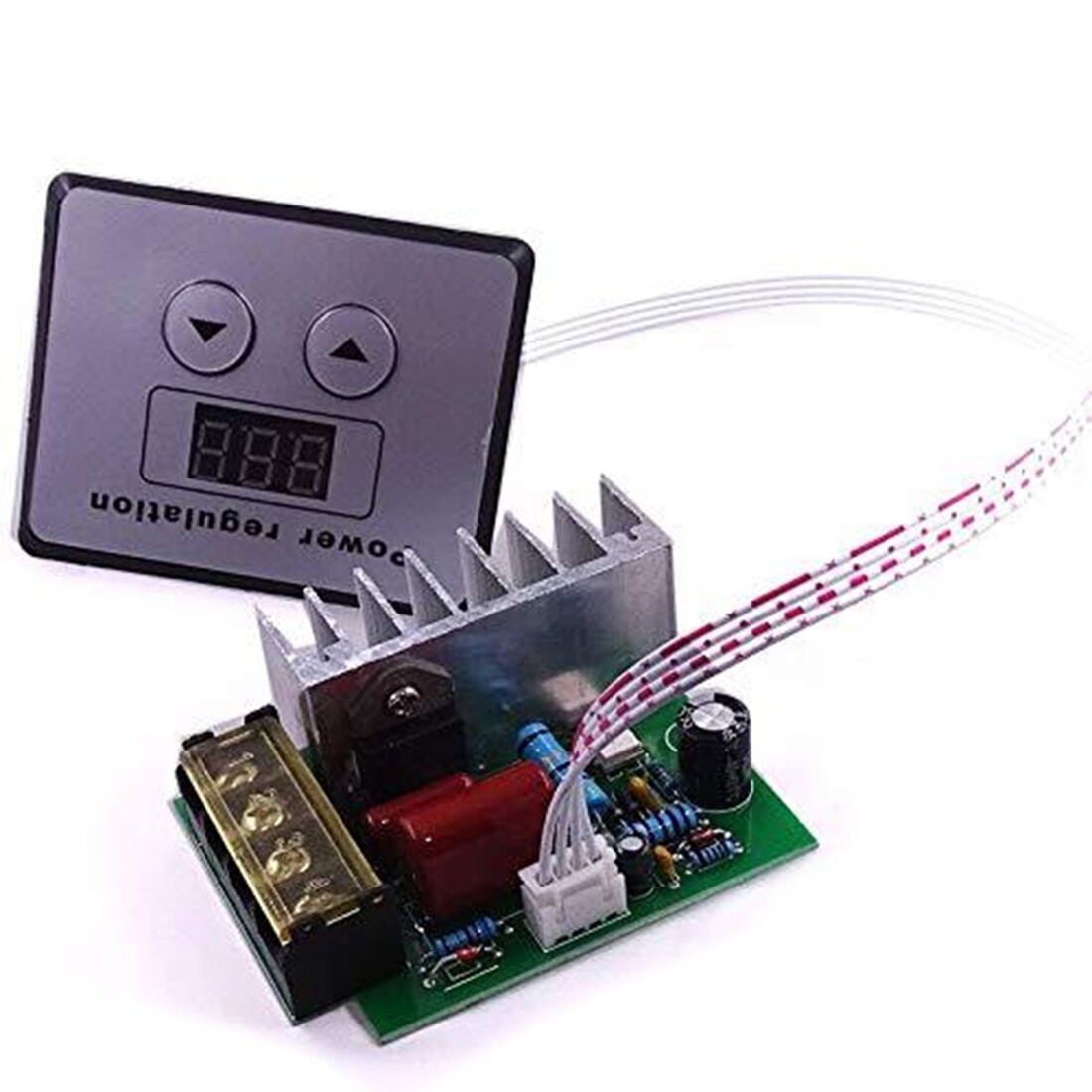 Контроллер двигателя регулятора напряжения SCR переменного тока 4000 Вт 220 В, совместимый с водонагревателем