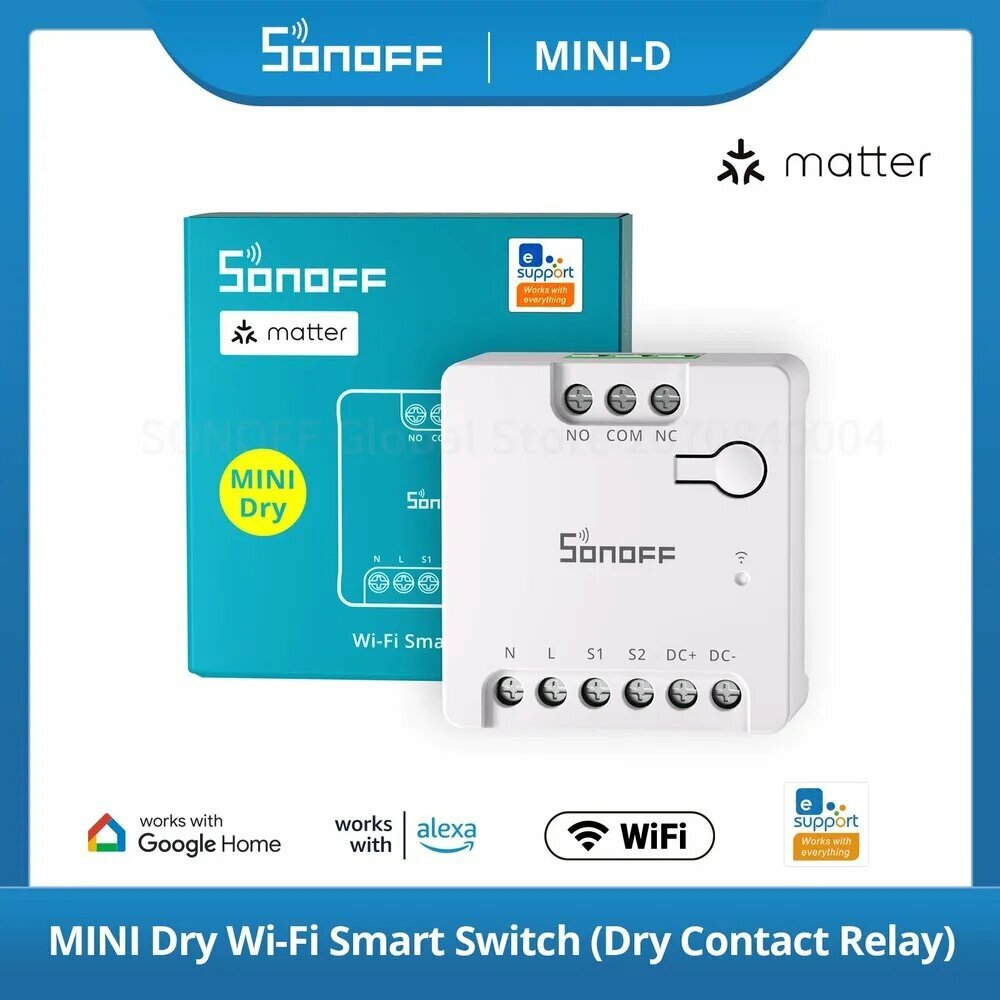 SONOFF MINI-D Wi-Fi Smart Switch Первый MINI сухой