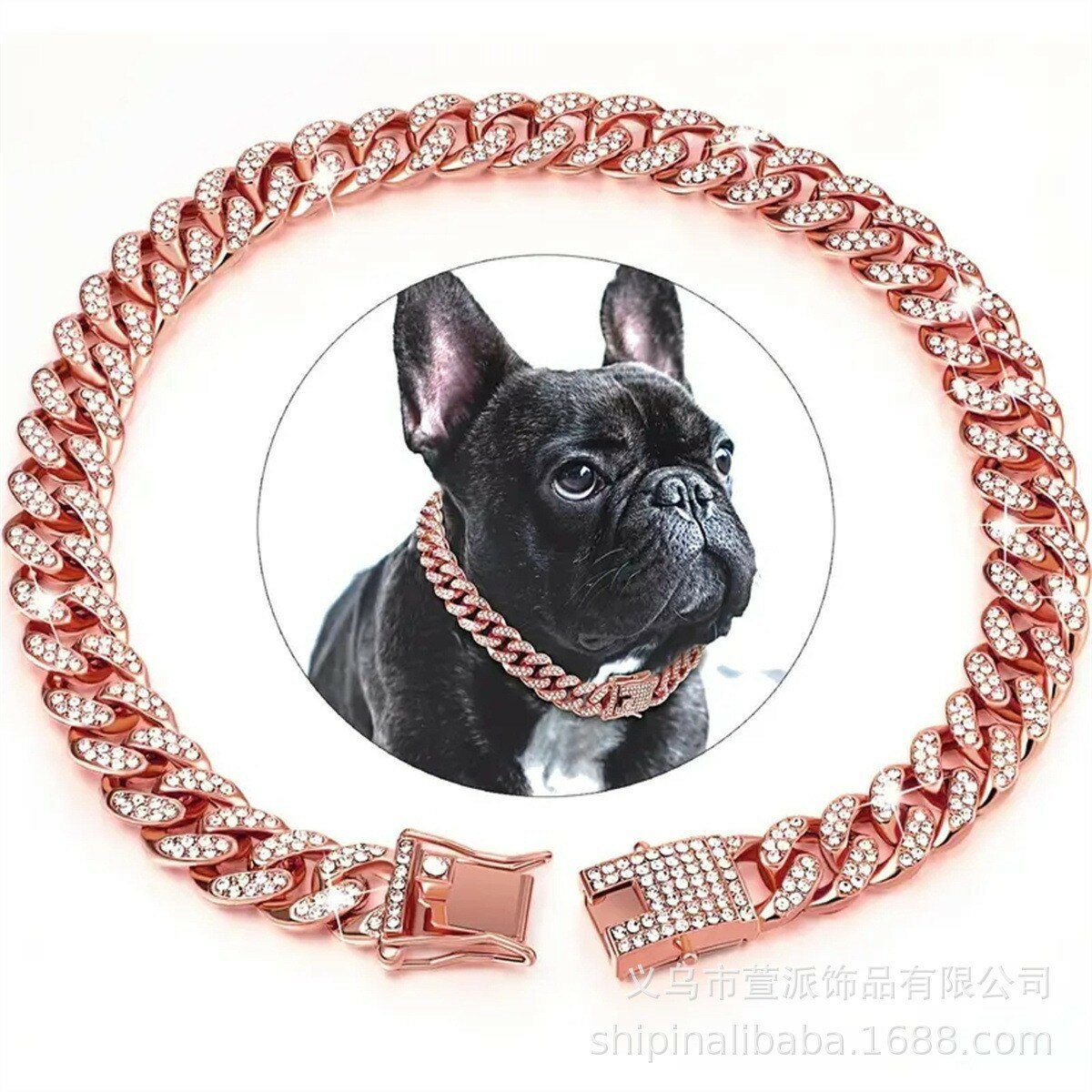 Новая модель собачьей цепи собачий ошейник золотой серебряной собачьей цепи домашнее собачье ошейник ожерелье с