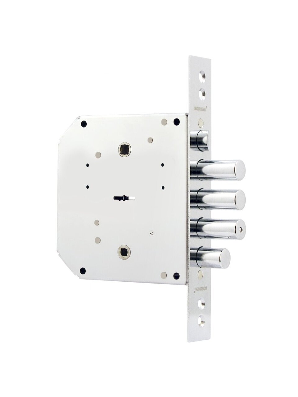 Замок врезной Border 77412-ЗВ9-6ЛКЗ, сталь, 5 ключей, Россия