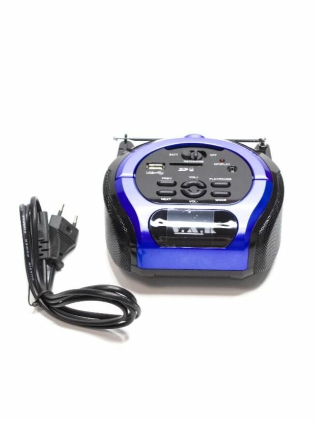 Радио Am/FM/Sw с 11 диапазонами, Bluetooth, записью на USB и SD, ЖК-дисплеем