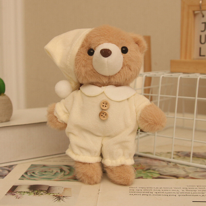 Осенняя пижама плюшевый мишка плюшевая игрушка брелок для сумки брелок одежда подвеска