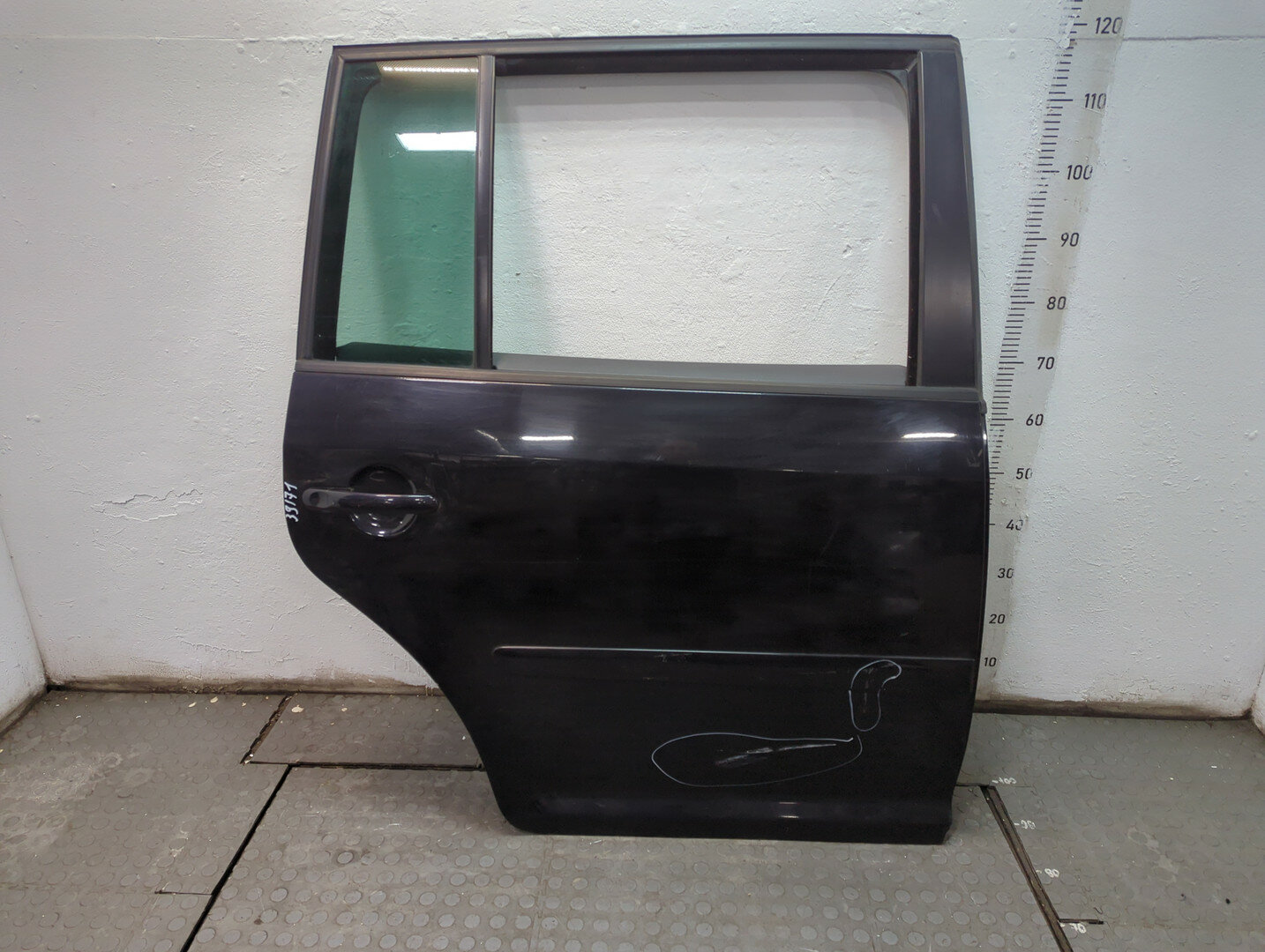 Дверь боковая (легковая) правая задняя Volkswagen Touran Б/У