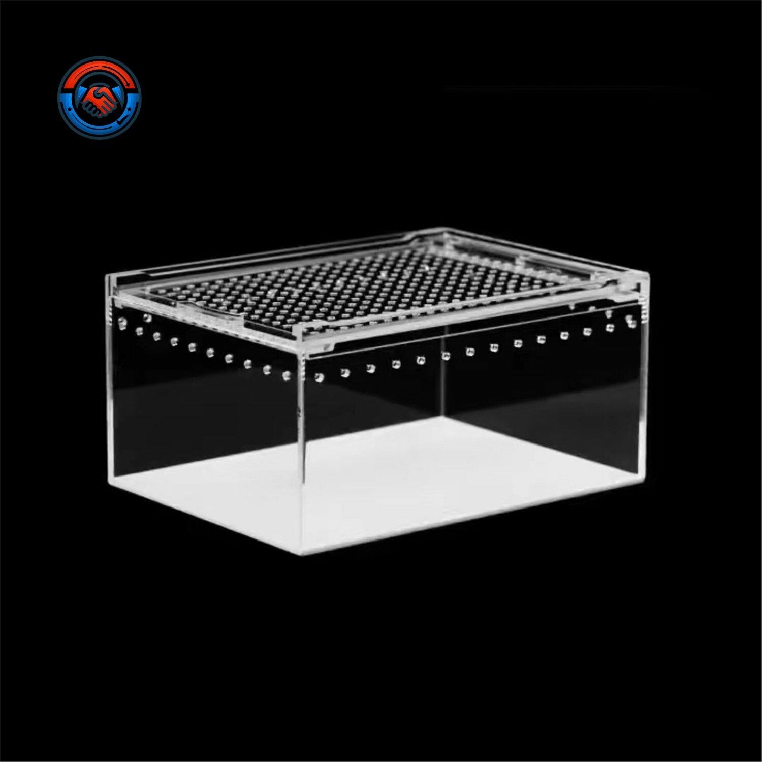 Прозрачный акриловый террариум с полным обзором 360 , удобная раздвижная крышка, компактный дом для хамелеона, паука, скорпиона, змеи и других мелких экзотических питомцев