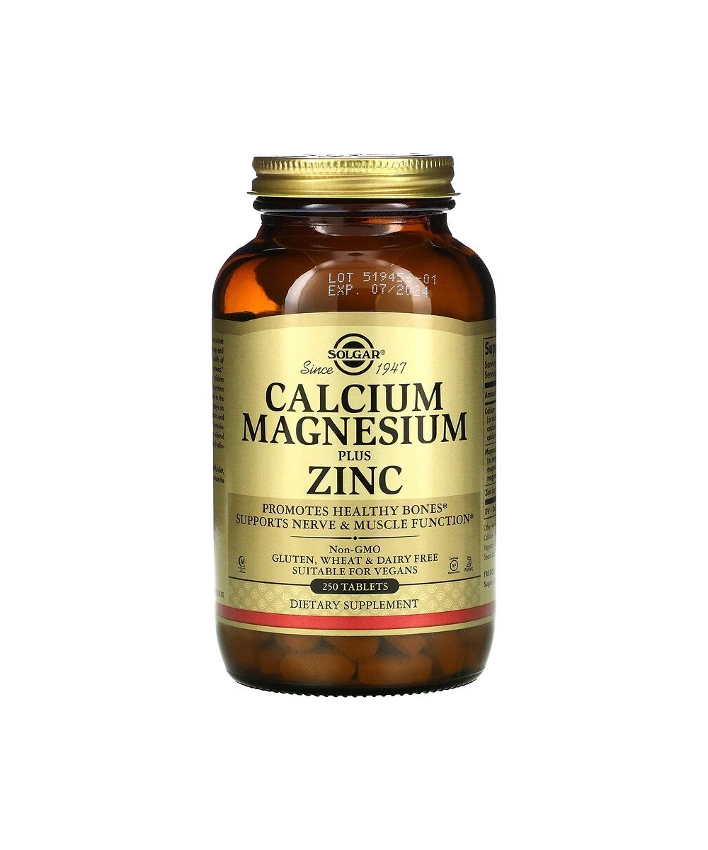 Calcium Magnesium plus Zinc 333/133/5 мг, минеральный комплекс, 250 таблеток