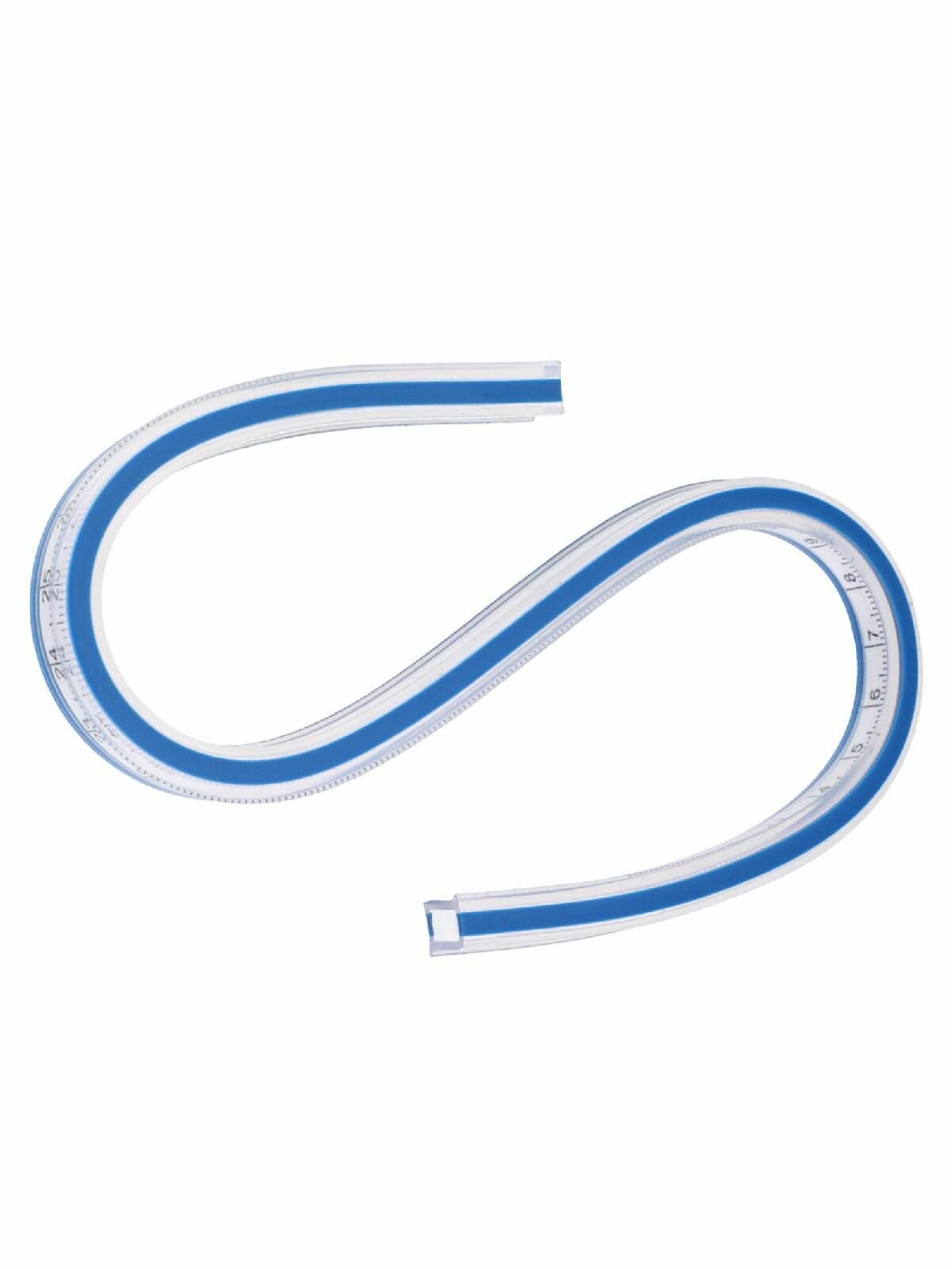 Гибкая двусторонняя чертежная линейка ПВХ, шкала в сантиметрах и дюймах, варианты 30/40/50/60 см, для шитья, архитектуры, инженерных чертежей и моделирования