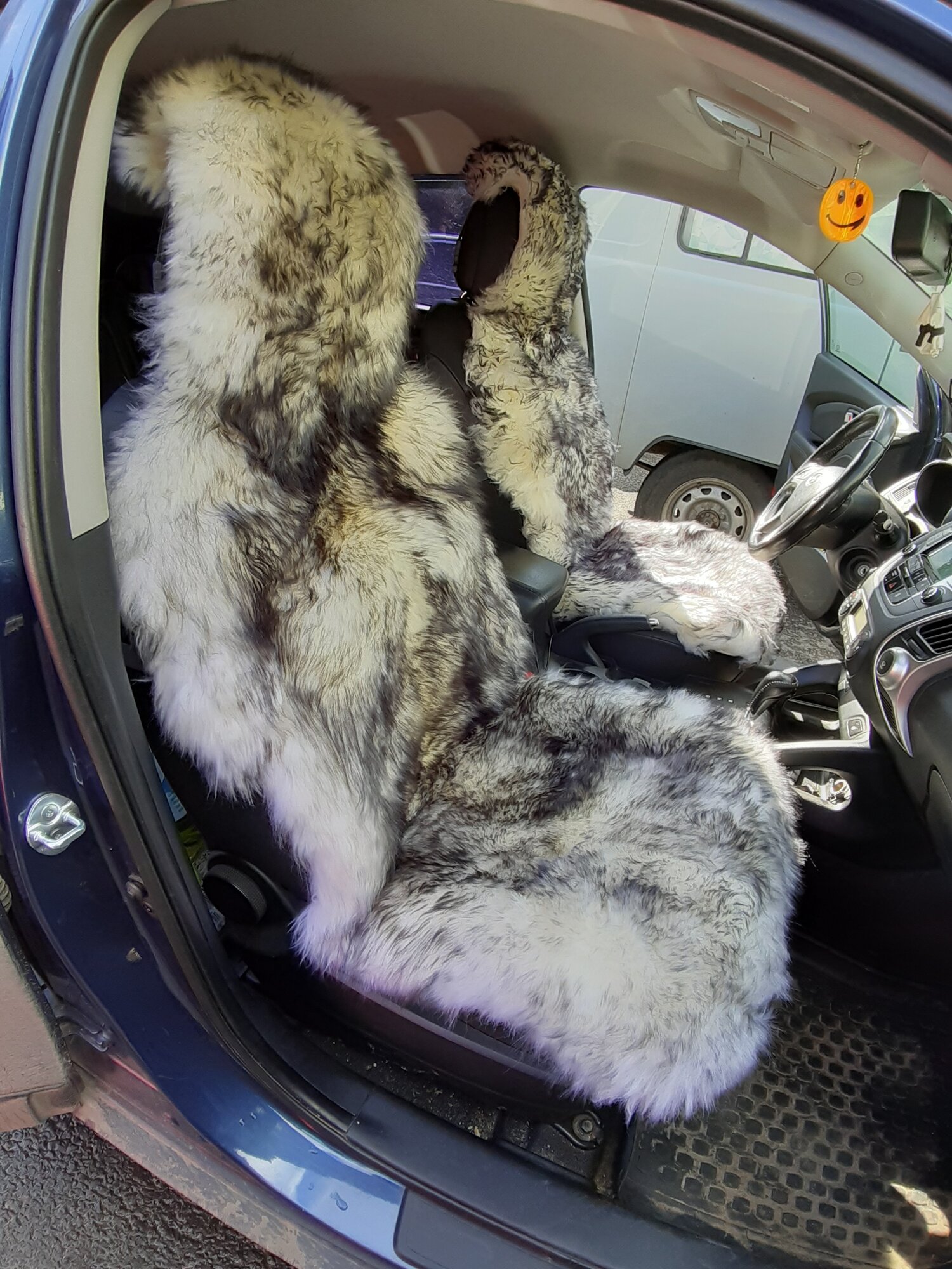 Накидка PSV Extra Parts на сидение, натуральный мех австралийской овчины, 145x50 см