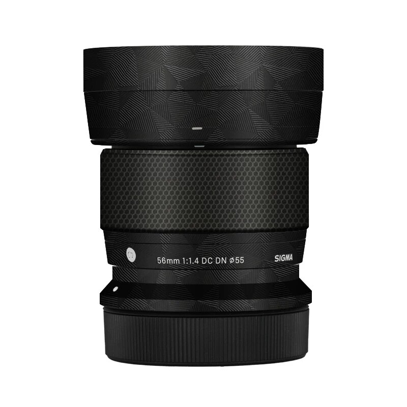 Защитная пленка для объектива Sigma 56mm f/1.4 DC DN (3M) для штатива Canon RF - Черный скандинавский треугольник