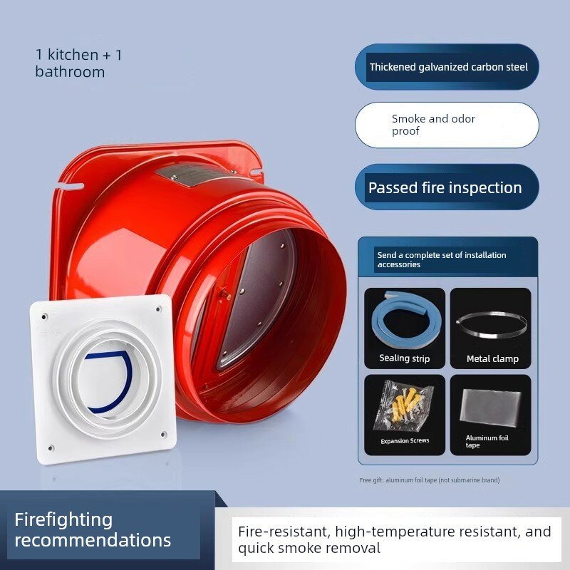 Комбинация обратного клапана из углеродистой стали и классического ванной комнаты, огнестойкое кухонное решение для