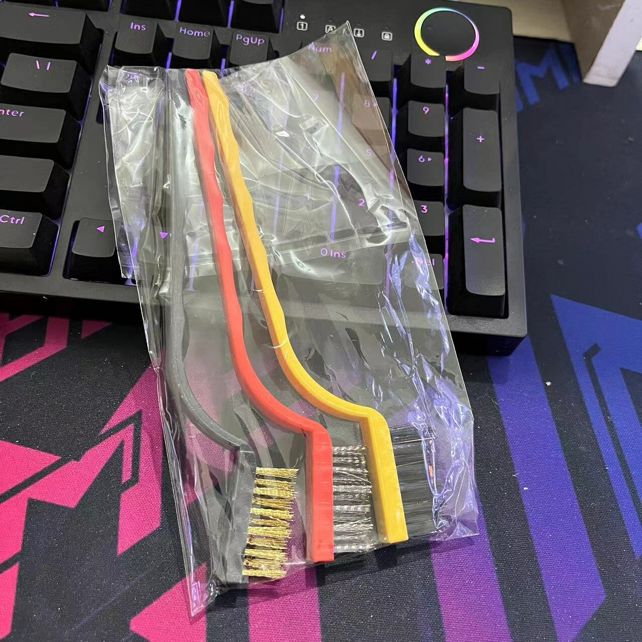 Газовая плита с длинной ручкой щетка для чистки Кухня Многофункциональный инструмент для очистки медная проволока