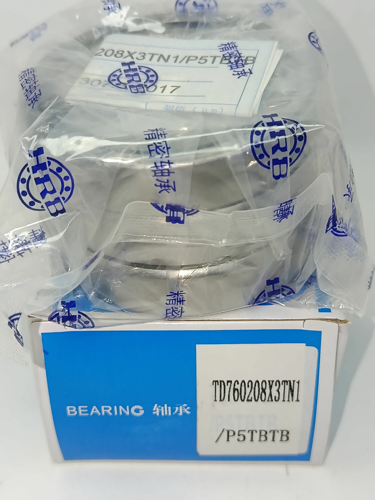 TD760208X3TN1 P5 TBTB (40х72х45) Подшипник HRB, комплект из трех подшипников (триплекс)