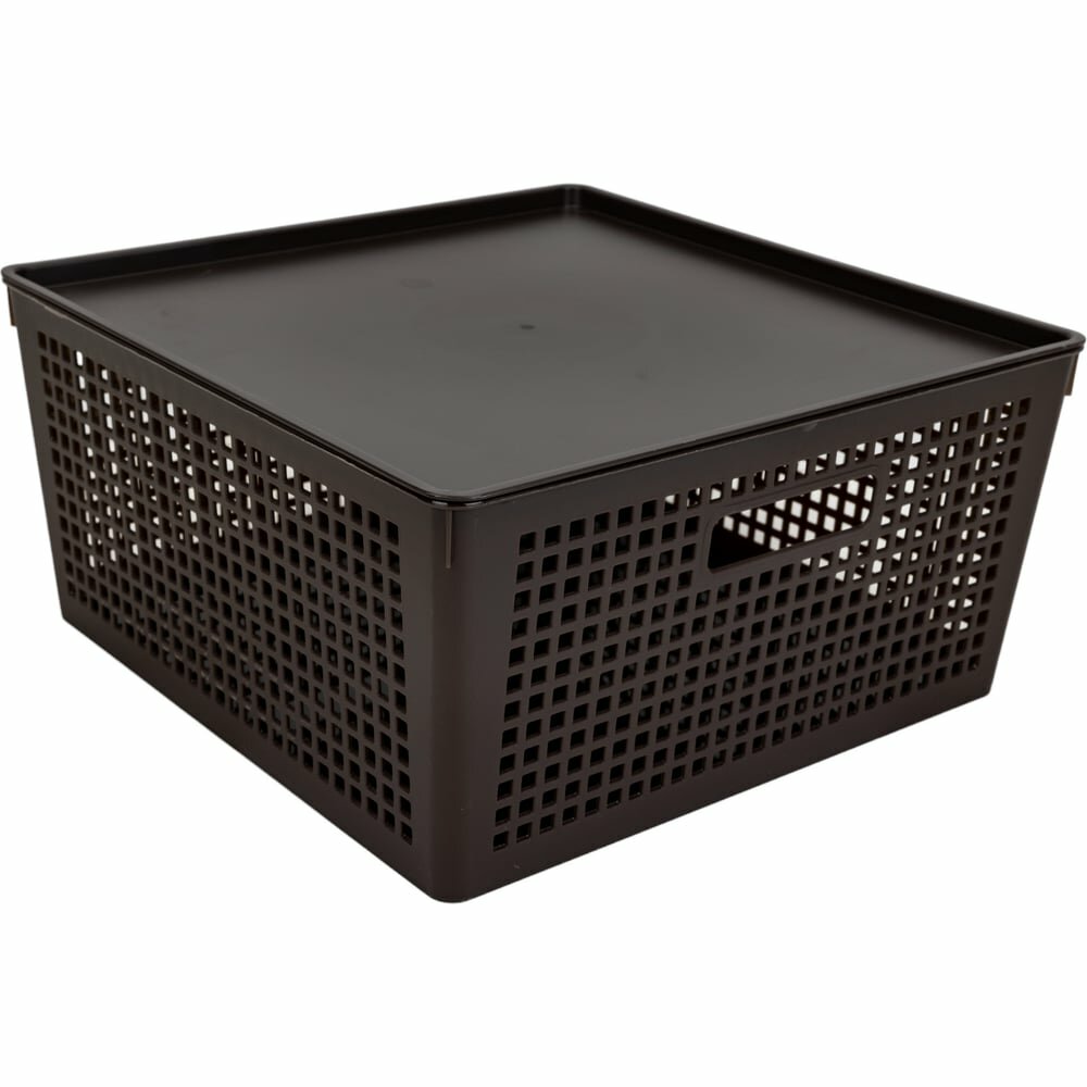 Корзинка с крышкой полимербыт TRAYMIX 12 л 4346580