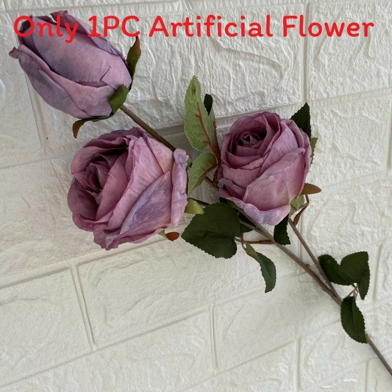 Реалистичный стебель розы 80 см для оформления мероприятий фотосъемки и домашнего декора стиль I