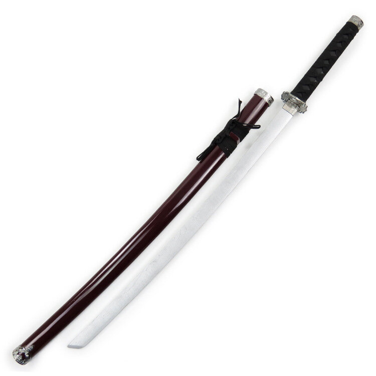 Большой деревянный самурайский меч, японский меч, восточный меч, деревянный меч, бамбуковый меч, игрушка для детей, выступление для взрослых