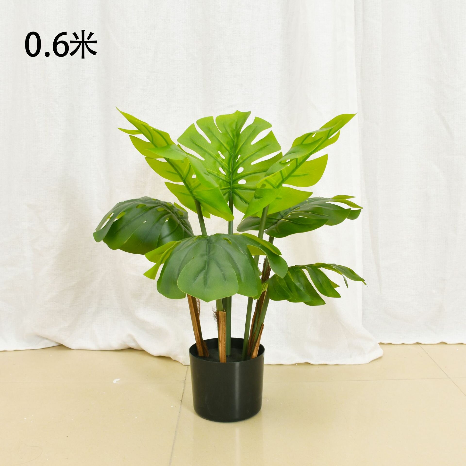 Искусственное зеленое растение, высококачественное большое напольное искусственное дерево для внутреннего декора гостиной, горшечное растение, украшение для дома