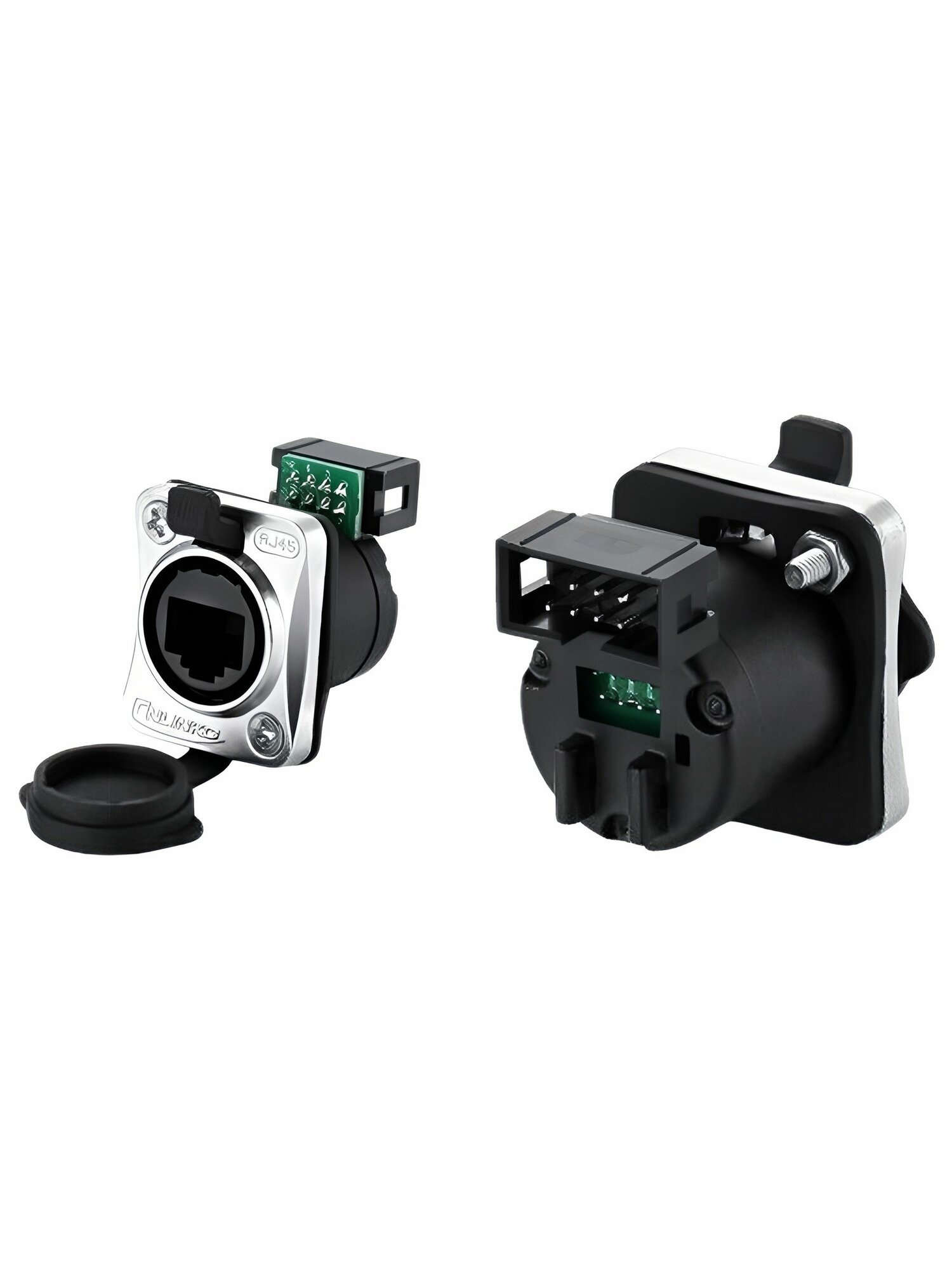 Разъем CNLINKO YT-RJ45, IP67, переход на IDC-8M, разъем на панель