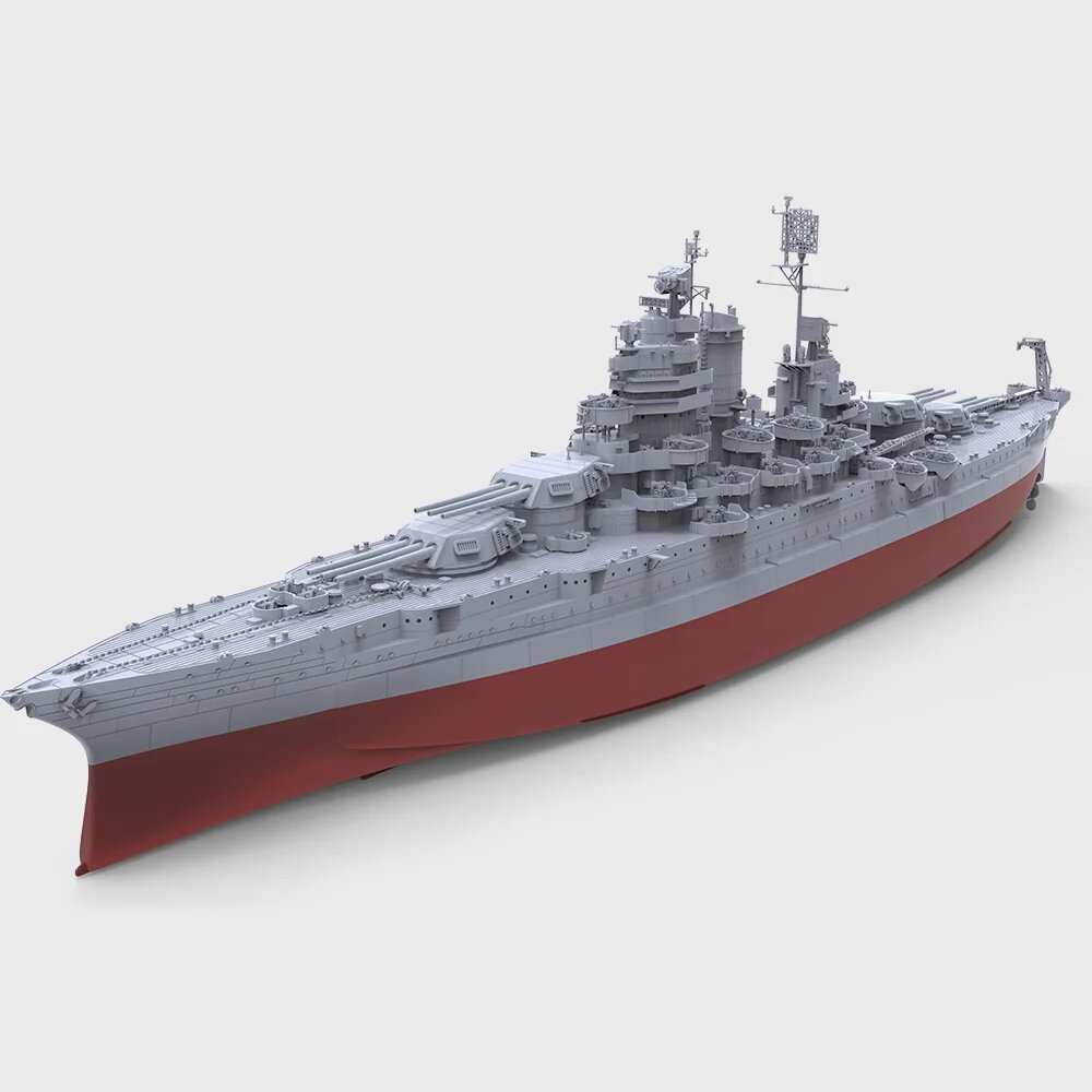 Модель линкора USS Mississippi (BB-41) 1/350 SSMODEL SSC704-A 350 scale full hull