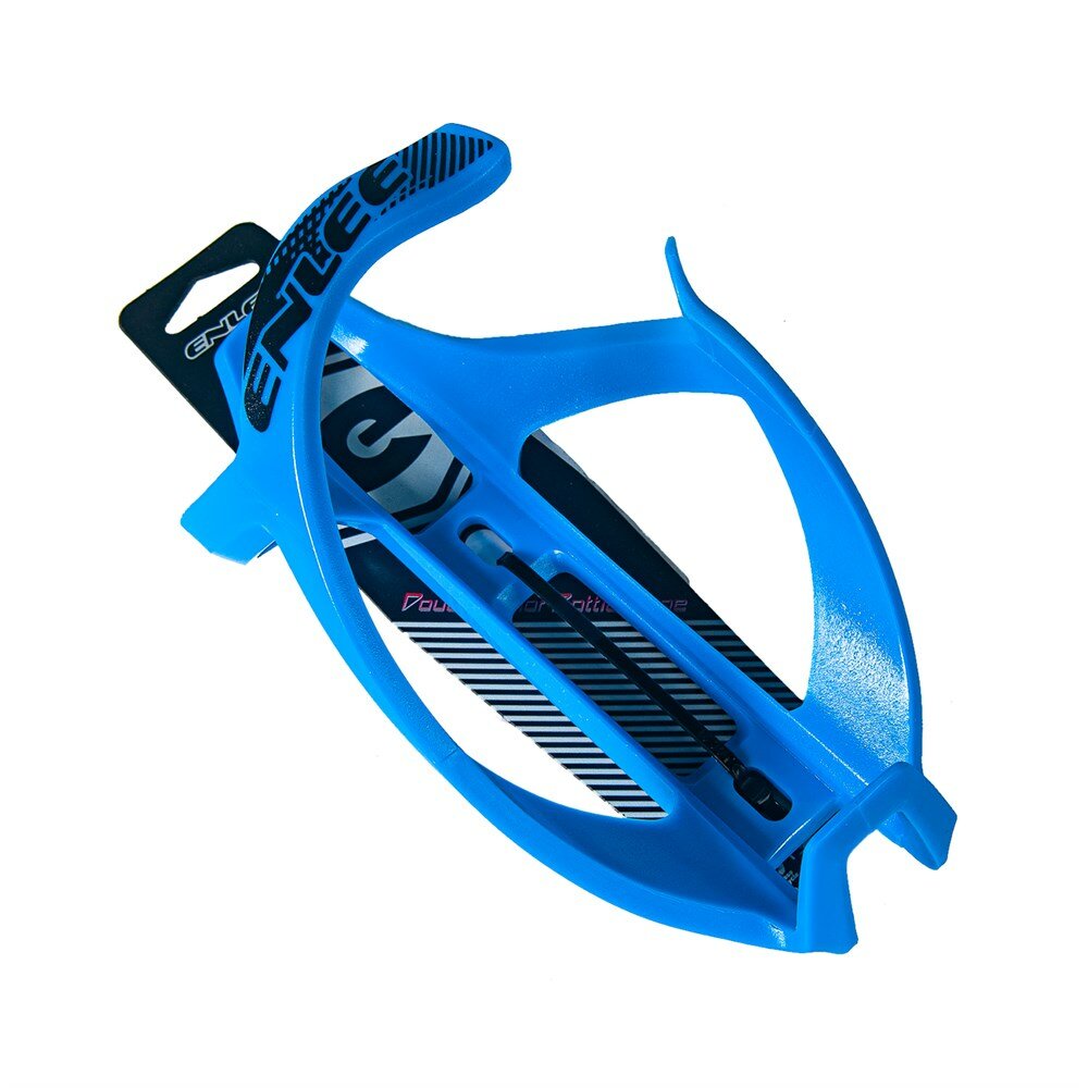 Флягодержатель держатель бутылки Enlee R-10BLU крепление на раму синий