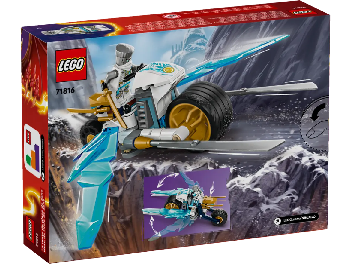 Конструктор LEGO Ninjago 71816 Ледяной мотоцикл Зейна, 84 дет.
