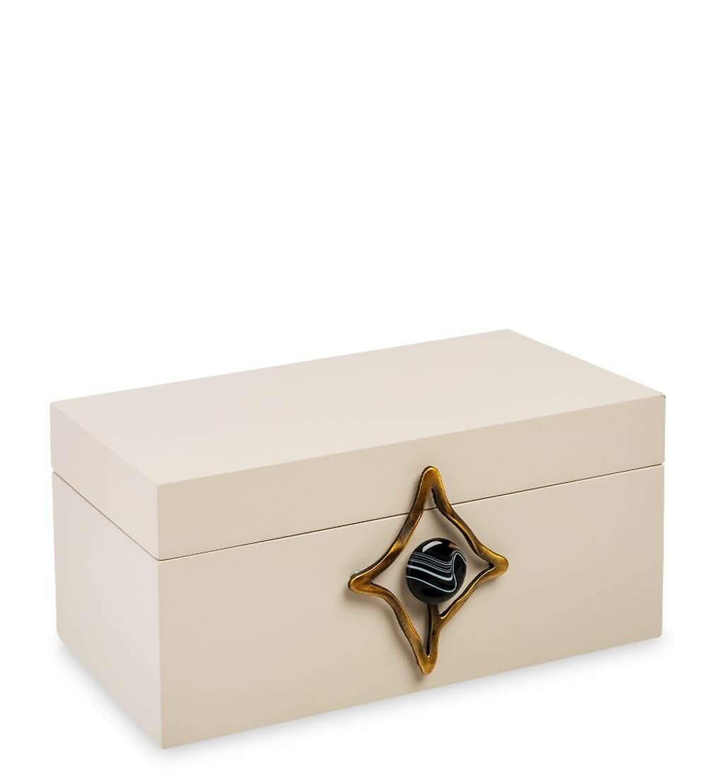 Шкатулка универсальная Слоновая кость A2141953 разностор, Китай, 22 см.