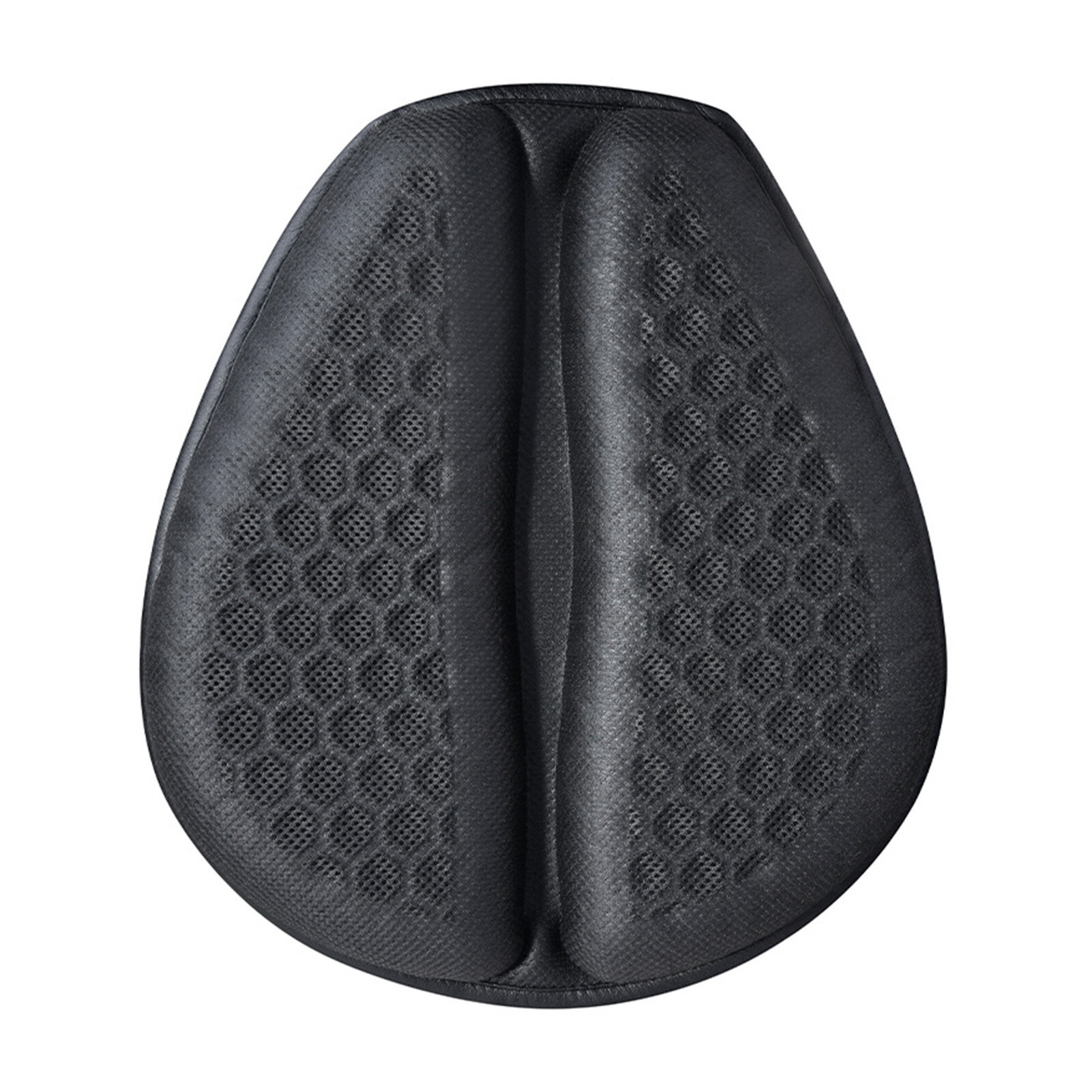 Моторициклетный гельный подушка для сиденья Honeycomb Shock Absorption Breathable Gel Seat Pad, черный цвет, материал гель и ПВХ, размер 36.5*40 см, размер упаковки 40.5*18*7.5 см, вес упаковки 990 г, в комплект входят 1 штука