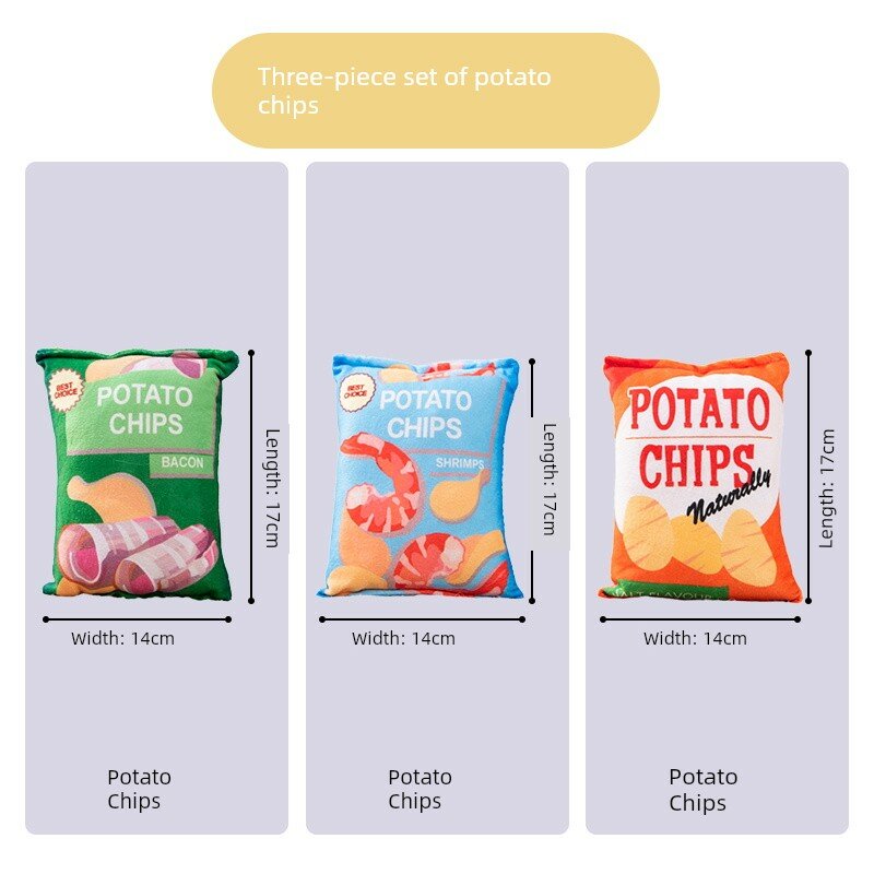 Набор симулированных чипсов для игрушек-жеваток