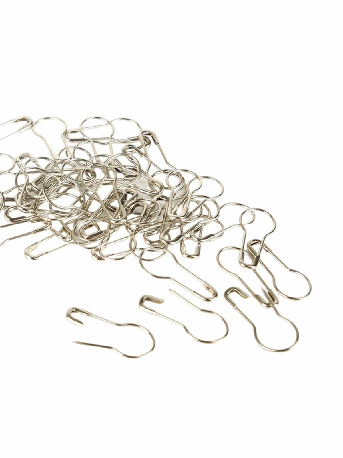 Разноцветные маркеры для вязания (100 шт), Серебро