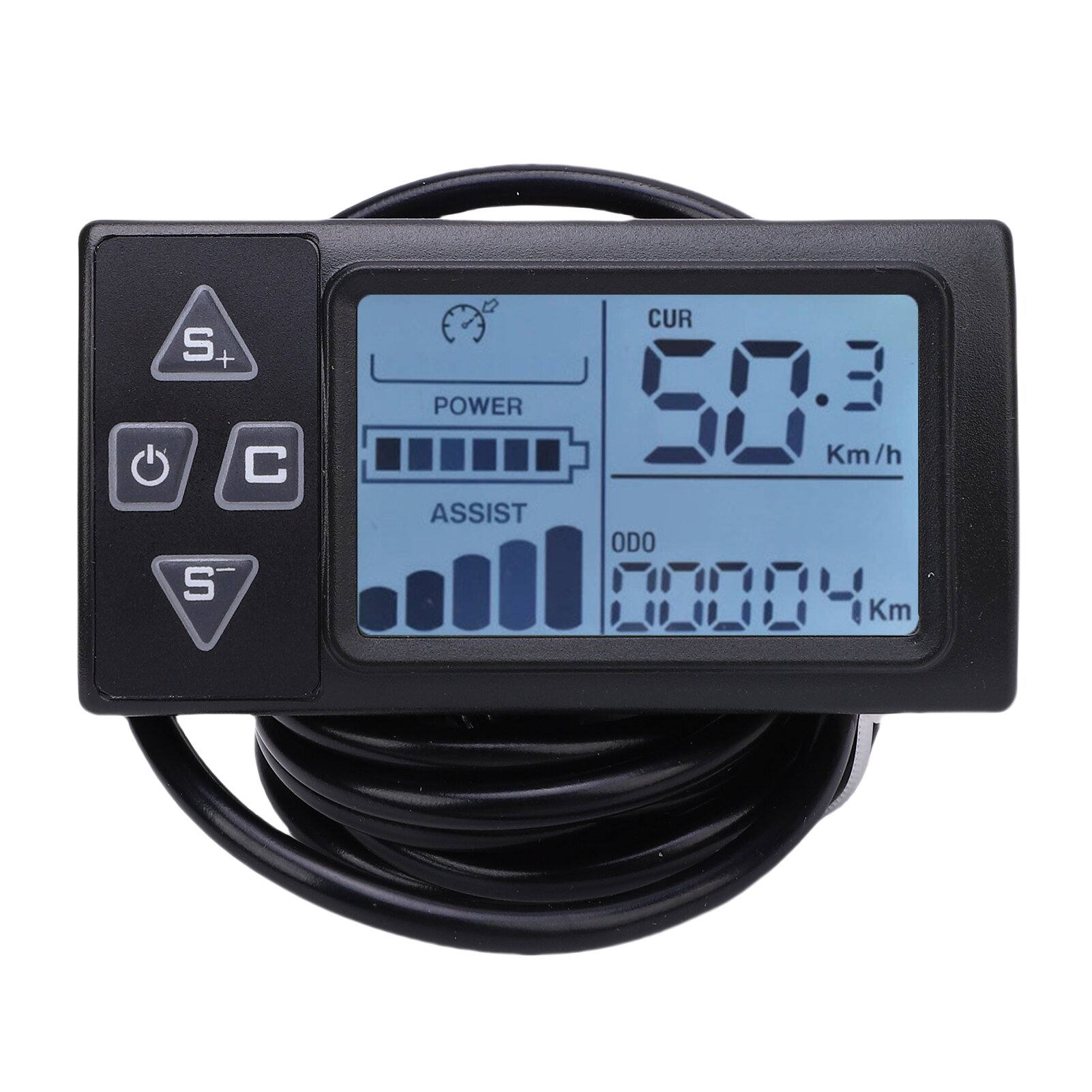 Электрический Велосипед ЖК-Дисплей S861 Электрический Скутер ЖК-Панель с Разъемом SM для Езды на Велосипеде Электрический Велосипед Модификация Скутера