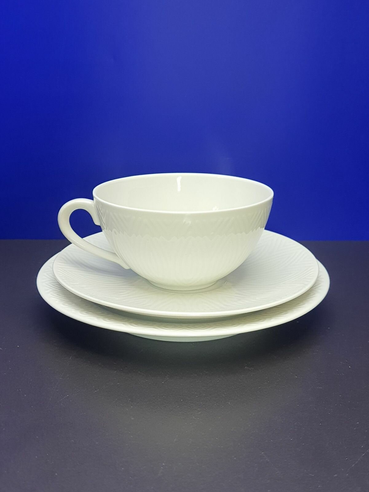 Винтажное чайное трио, Скандинавский стиль, Royal Copenhagen, Дания, 1967 год.