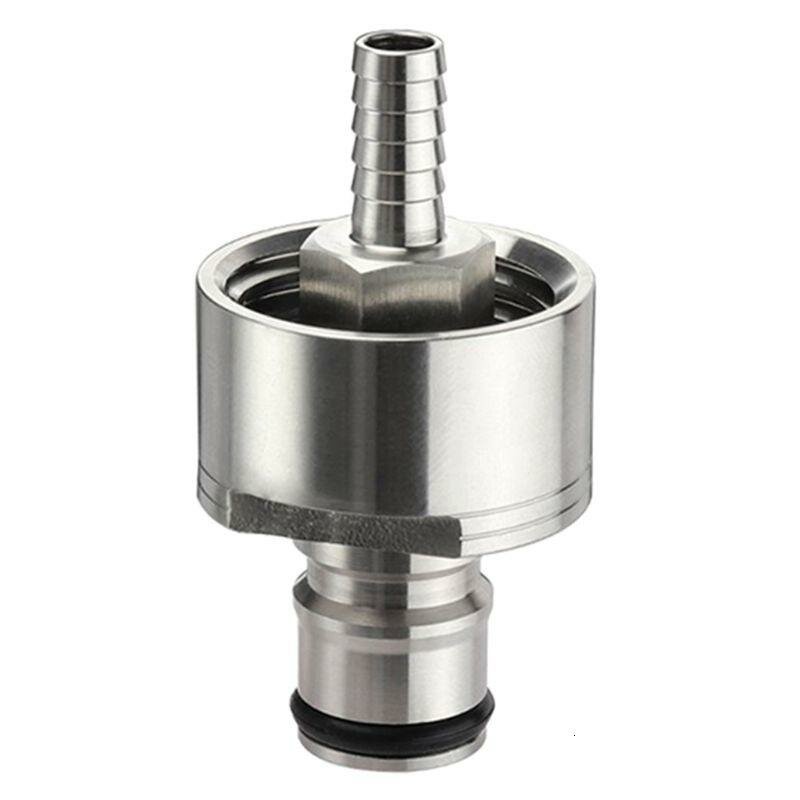 Крышка-карбонатор из нержавеющей стали, Серебро - S