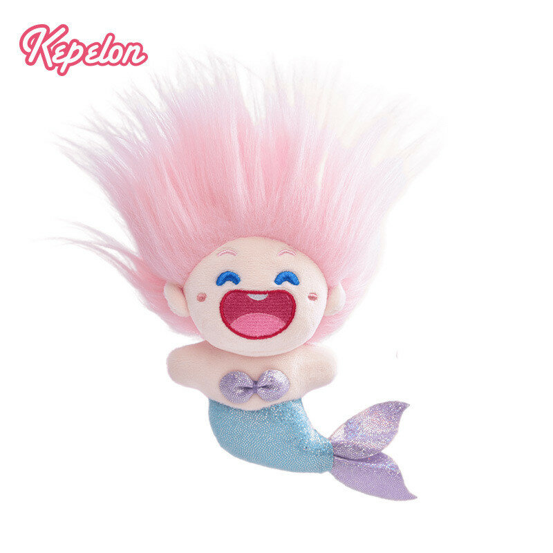Mermaid series мягкая игрушка мультяшная коротковорсовая для детей розовый 14см