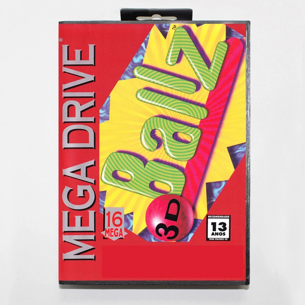 Ballz 3D MD Game Card для Sega Megadrive Genesis, JAP Shell
