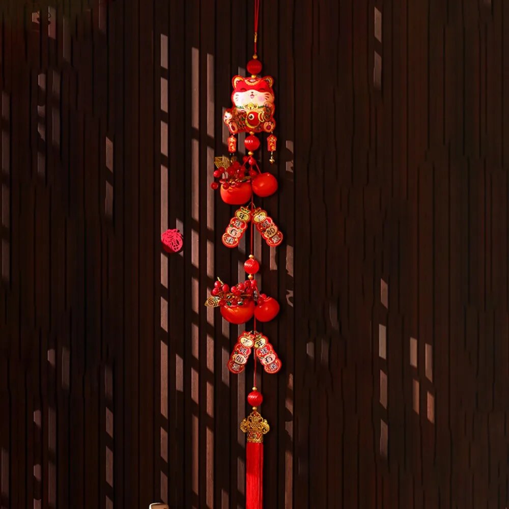 Китайское новогоднее подвесное украшение из фланели Style5