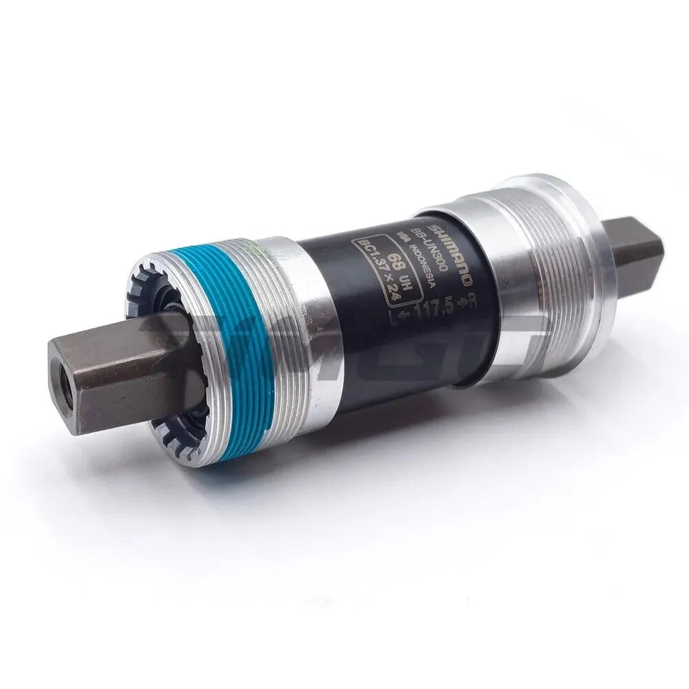 Каретка, Shimano BB-UN300, каретки под квадрат, BSA, стакан 68мм, вал 117.5мм
