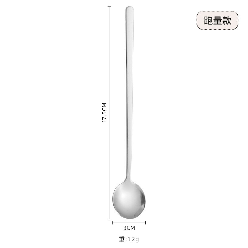 Нержавеющая сталь, домашняя маленькая круглая ложка, ложка с длинной ручкой, ложка для кофе, высококачественная десертная ложка, ложка для птичьего гнезда, ложка для кружки
