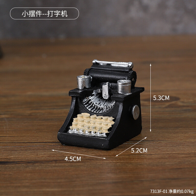 Европейские ретро ностальгические мини-украшения, креативные резиновые телефон и камера, декор для гостиной и винного шкафа