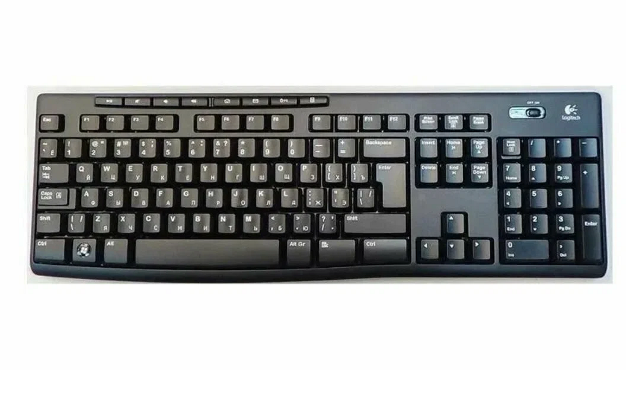 Клавиатура Logitech K270, беспроводная, мембранная, радиоканал