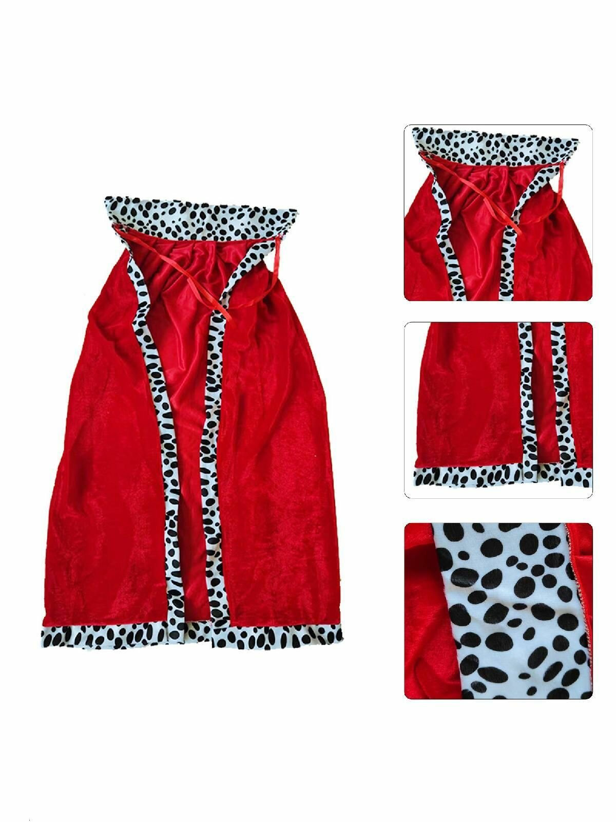 Костюм короля с мантией и золотой короной для Хэллоуина, Плащ Дитя - Принц