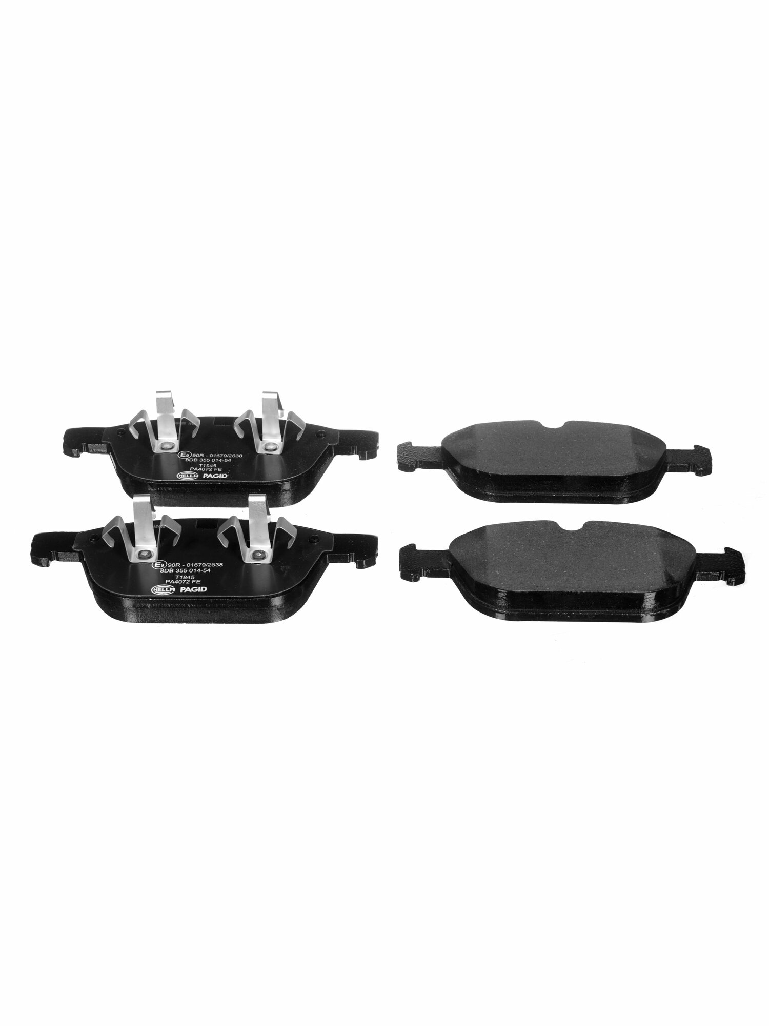 Колодки тормозные дисковые передние HELLA-PAGID (8DB 355 014-541)